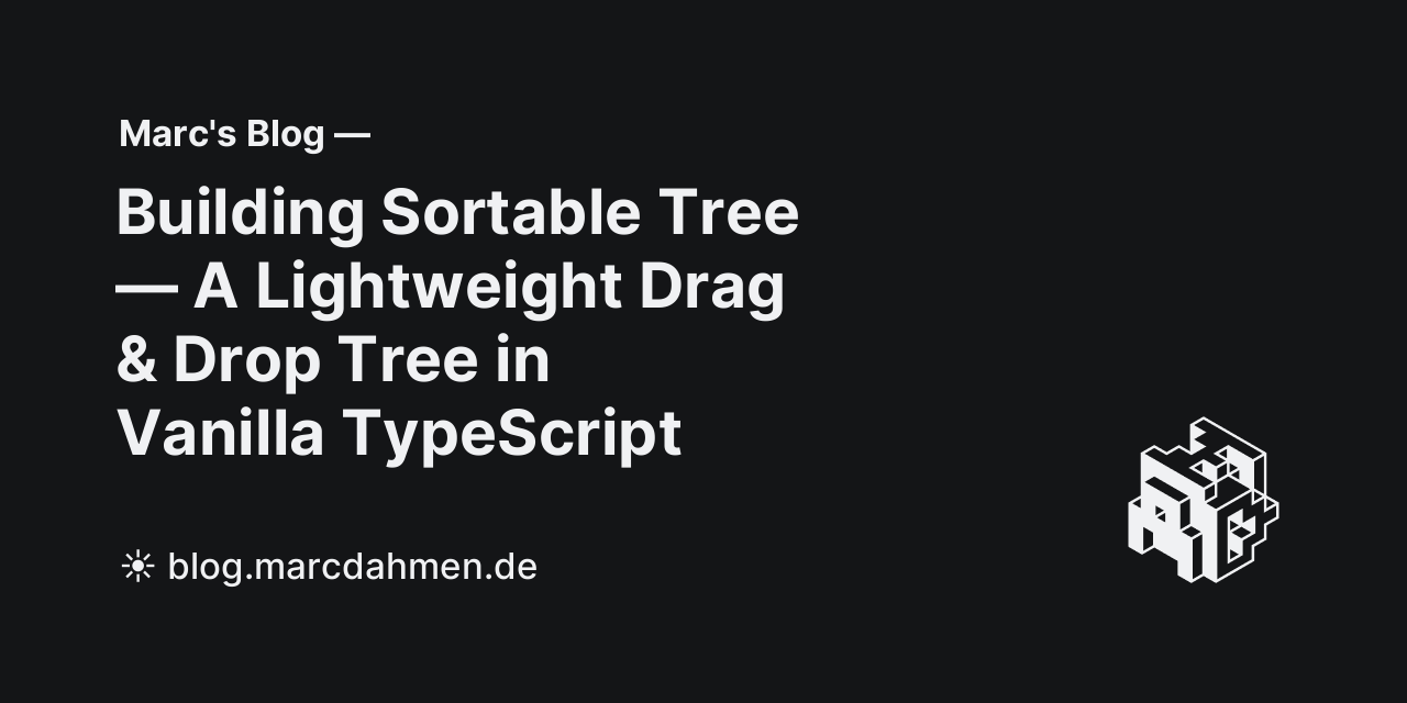 Building Sortable Tree — A Lightweight Drag & Drop Tree in Vanilla ...